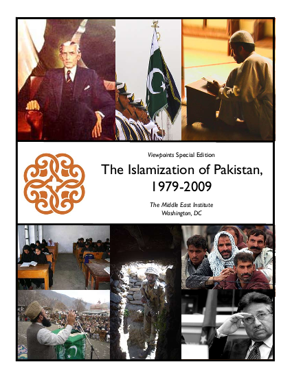 The Islamization of Pakistan, 1979-2009 | ALNAP