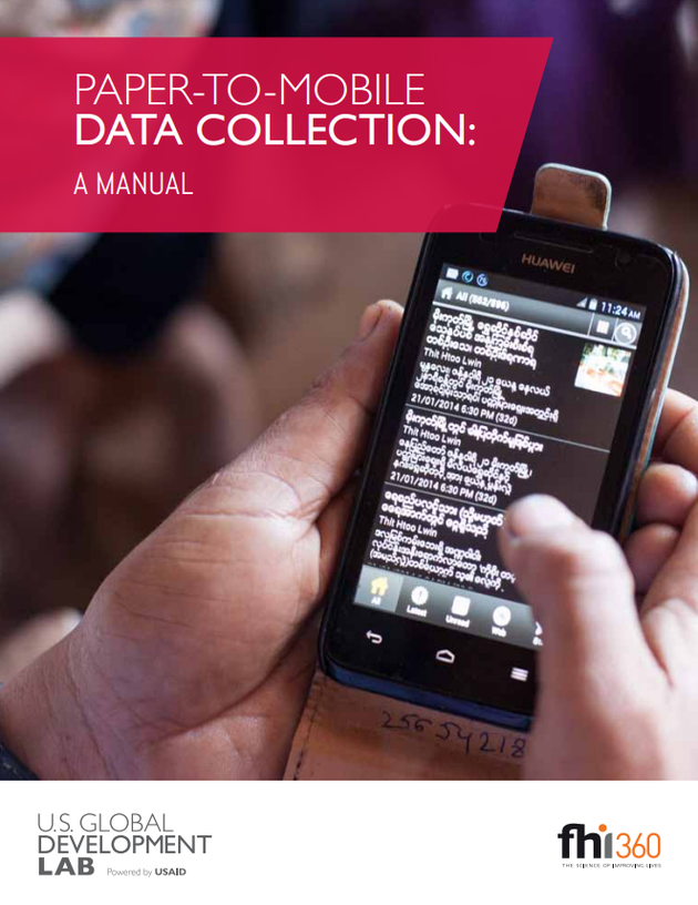 Paper-to-mobile data collection: a manual | ALNAP