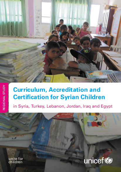 Curriculum, Accreditation and Certification for Syrian Children in ...