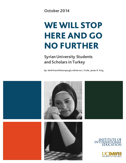 We will stop here and go no further: Syrian University Students and ...