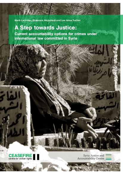 A Step towards Justice: Current accountability options for crimes under ...