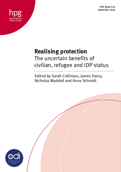 Realising protection: The Uncertain Benefits of Civilian, Refugee and ...
