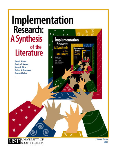 Implementation Research: A Synthesis of the Literature | ALNAP
