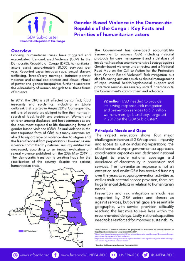 Gender-based violence in the Democratic Republic of the Congo: key ...