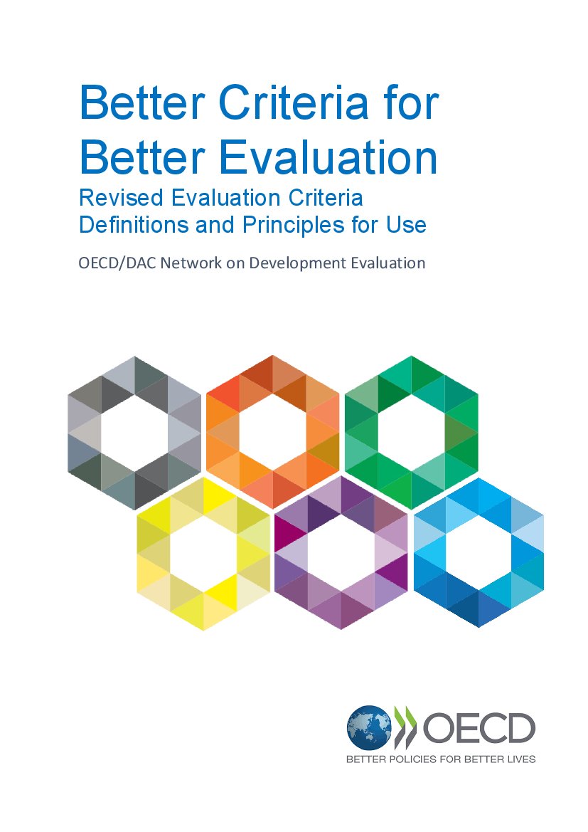 Better criteria for better evaluation: Revised evaluation criteria definitions and principles ...