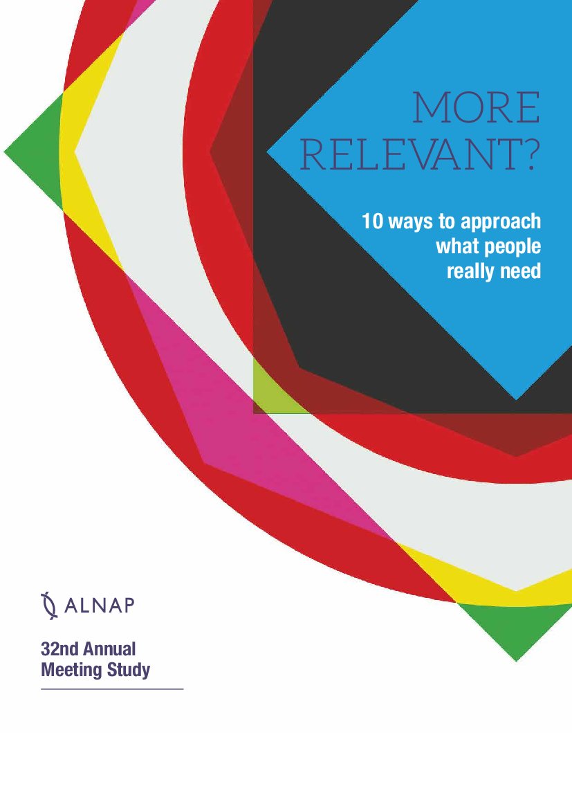 ALNAP 32nd Annual Meeting Study: More Relevant? 10 ways to approach ...