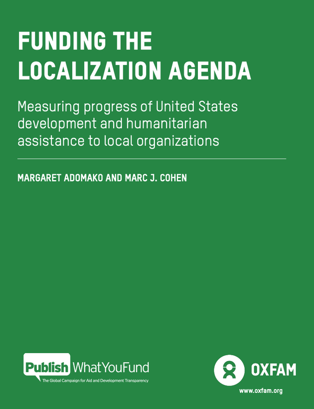 Funding the localization agenda: Measuring progress of United States ...