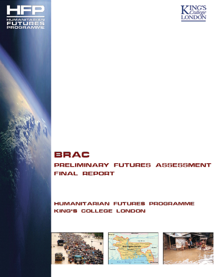 BRAC: Preliminary Futures Assessment Final Report | ALNAP