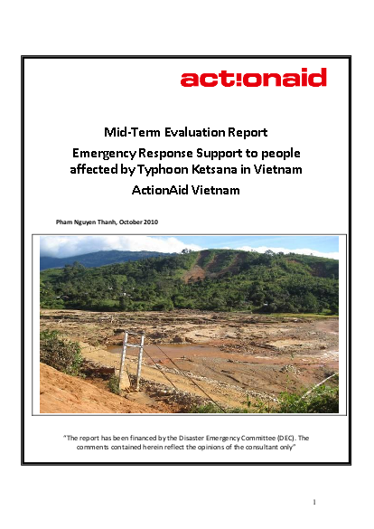 ActionAid Mid-Term Evaluation Report | ALNAP