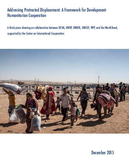 Addressing Protracted Displacement: A Framework for Development ...