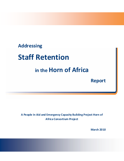 Addressing Staff Retention in the Horn of Africa | ALNAP