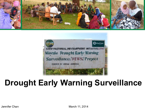 Oxfam America's community-based Drought Early Warning Surveillance ...