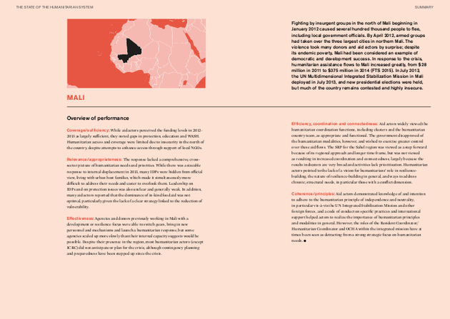 Mali Case Study | ALNAP