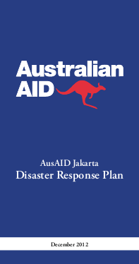 AusAID Jakarta Disaster Response Plan | ALNAP