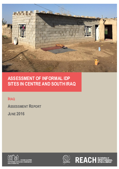 Assessment of Informal IDP Sites in Centre and South Iraq | ALNAP