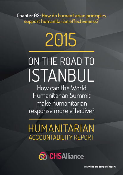 Chapter 2: How Do Humanitarian Principles Support Humanitarian ...