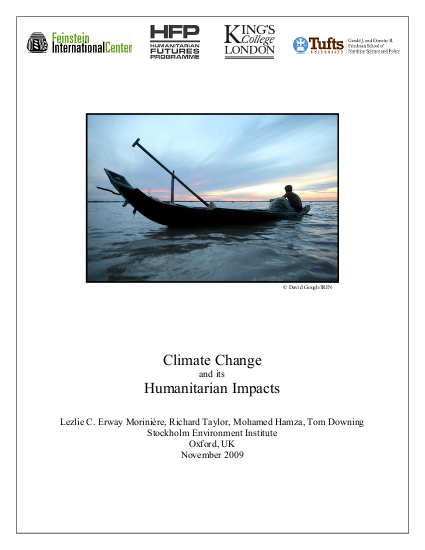 Climate Change and its Humanitarian Impacts | ALNAP