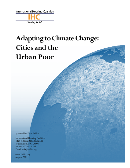 Adapting to Climate Change: Cities and the Urban Poor | ALNAP