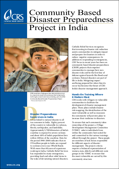 Community Based Disaster Preparedness Project in India | ALNAP