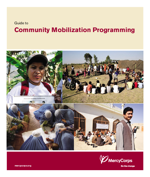 Guide to Community Mobilization Programming | ALNAP