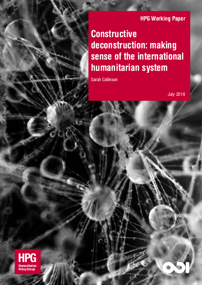 Constructive deconstruction: making sense of the international ...