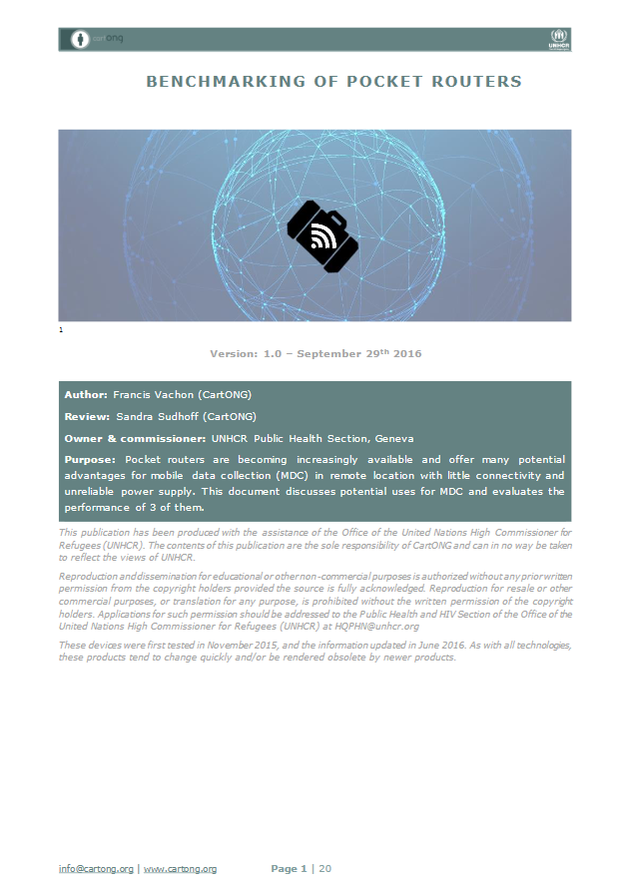 Improving networks management in MDC: Pocket Routers | ALNAP