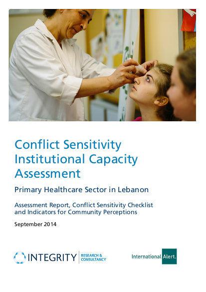 Conflict Sensitivity Institutional Capacity Assessment | ALNAP