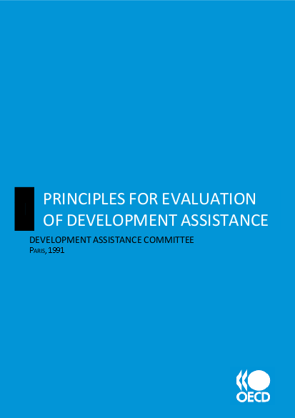 DAC Principles for Evaluation of Development Assistance | ALNAP
