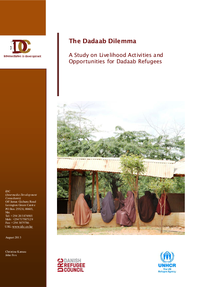 The Dadaab Dilemma: A Study on Livelihood Activities and Opportunities ...