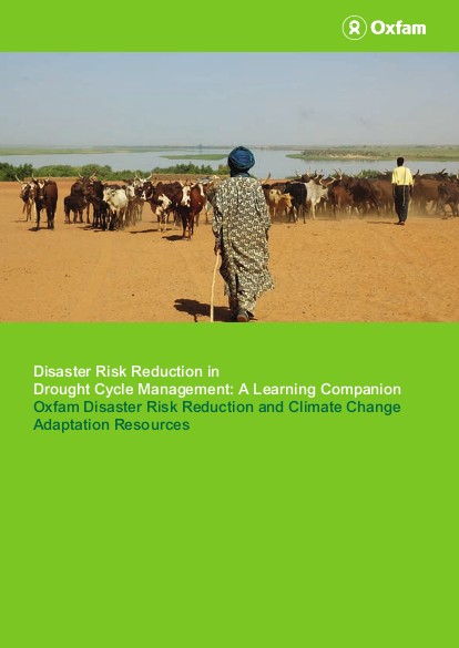Disaster Risk Reduction in Drought Cycle Management: A Learning ...
