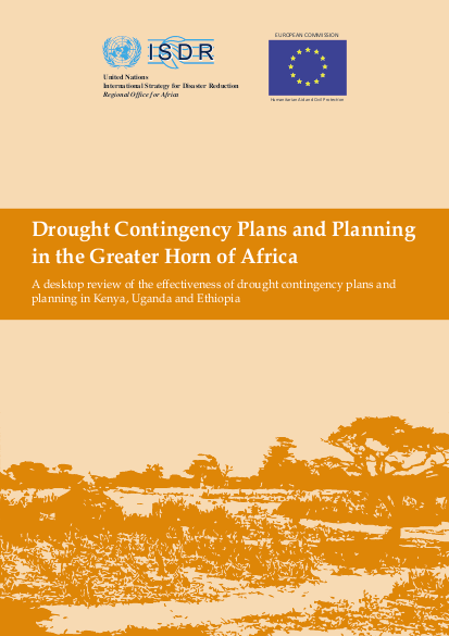 Drought Contingency Plans and Planning in the Greater Horn of Africa ...
