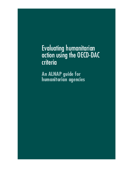 Evaluating Humanitarian Action using the OECD-DAC Criteria | ALNAP