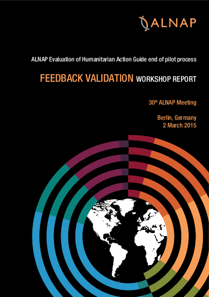 ALNAP Evaluation of Humanitarian Action Guide End of Pilot Process ...