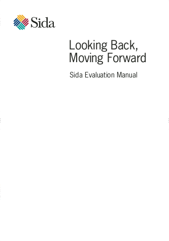 Looking Back, Moving Forward: Sida Evaluation Manual | ALNAP