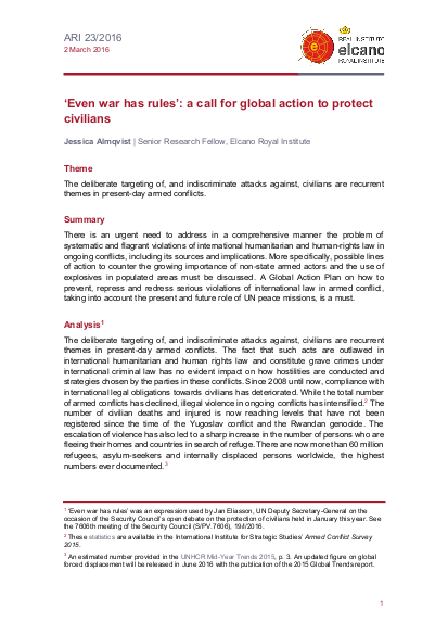 ‘Even War Has Rules’: A Call for Global Action to Protect Civilians | ALNAP