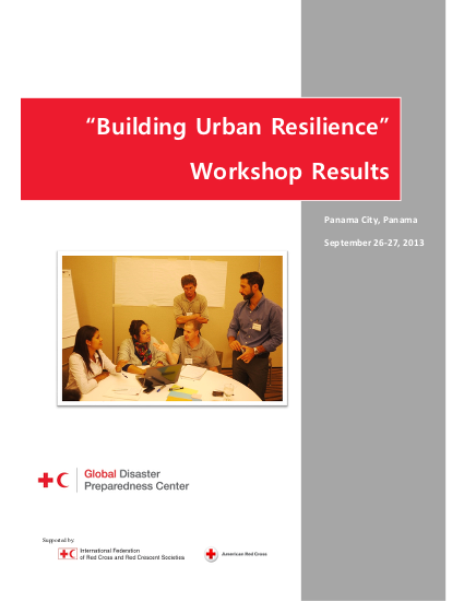 “Building Urban Resilience” Workshop Results | ALNAP