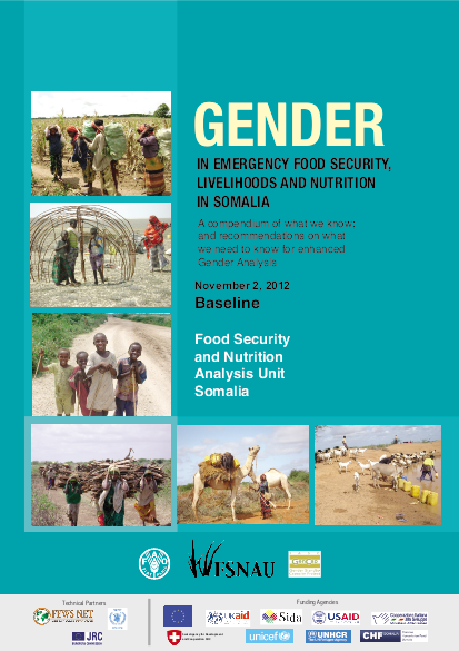 Gender in Emergency Food Security, Livelihoods and Nutrition in Somalia ...