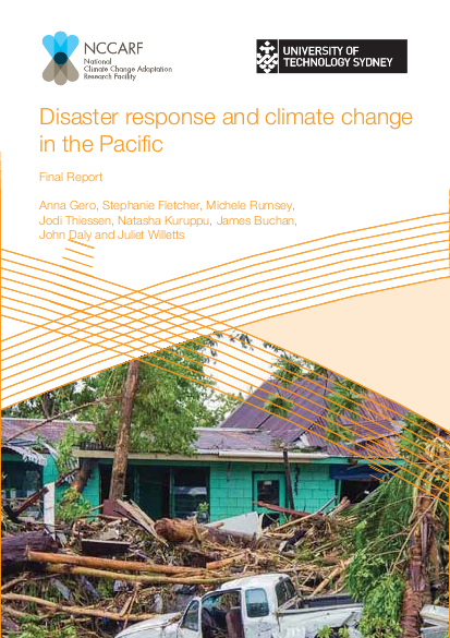 Disaster response and climate change in the Pacific. Gold Coast ...