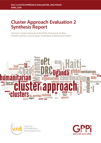 IASC Cluster Approach Evaluation, Phase 2 : Cluster Approach Evaluation ...