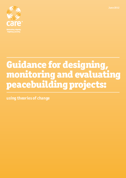 Guidance for designing, monitoring and evaluating peacebuilding ...