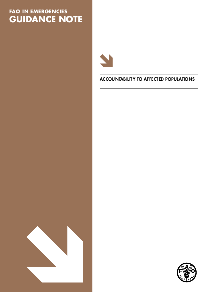 FAO Guidance Note: Accountability to Affected Populations | ALNAP