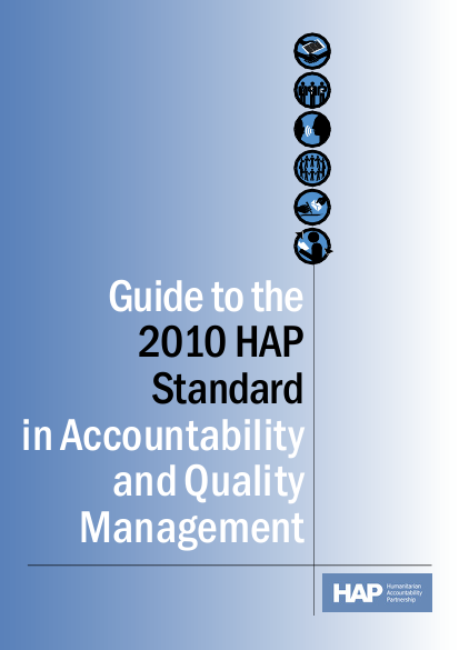 Guide to the 2010 HAP Standard in Accountability and Quality Management ...