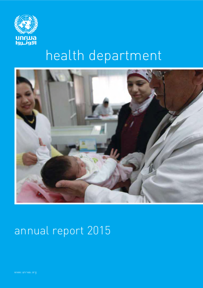 UNRWA Health Department Annual Report 2015 | ALNAP