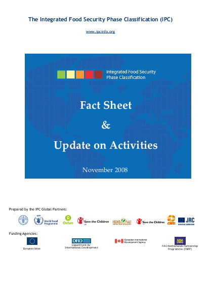 Integrated Food Security Phase Classification (IPC) Fact Sheet & Update ...