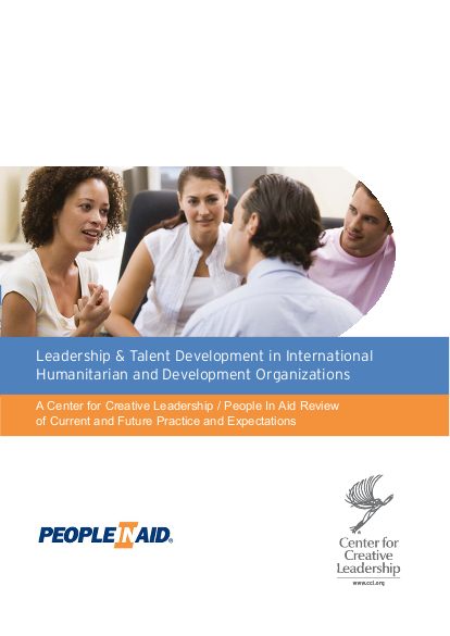 Leadership & Talent Development in International Humanitarian and ...