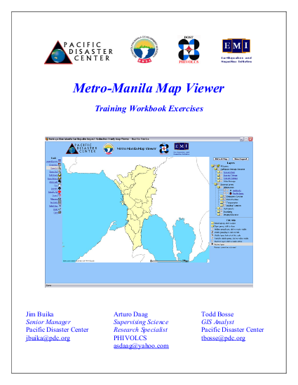Metro-Manila Map Viewer: Training Workbook Exercises | ALNAP