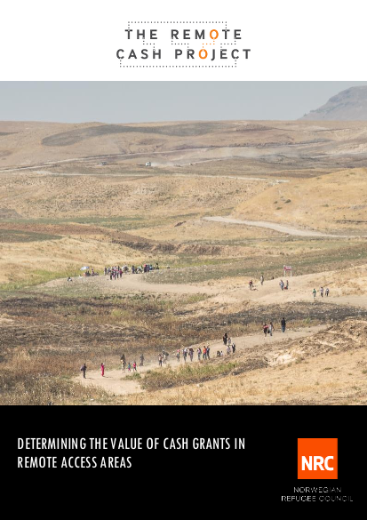 Determining the Value of Cash Grants in Remote Access Areas | ALNAP