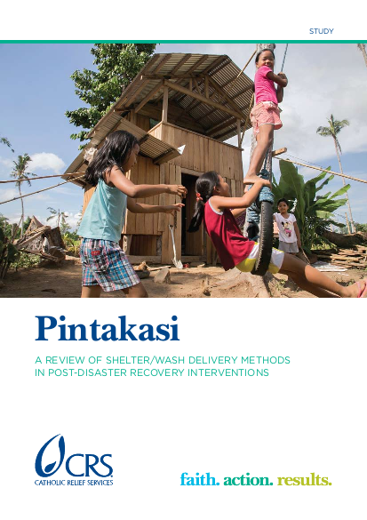 Pintakasi: A review of shelter/Wash delivery methods in post-disaster or recovery interventions ...