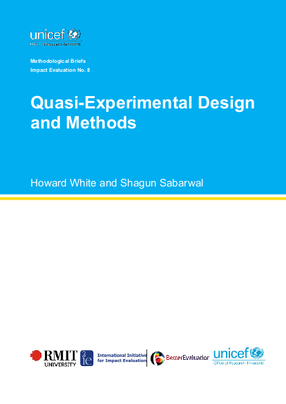 Quasi-Experimental Design and Methods | ALNAP