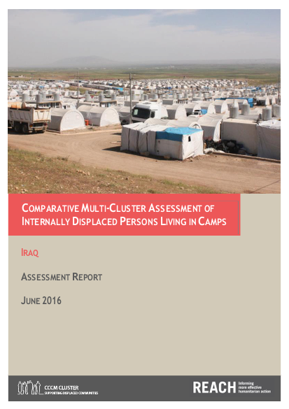 Comparative Multi-Cluster Assessment of Internally Displaced Persons Living in Camps - Iraq | ALNAP